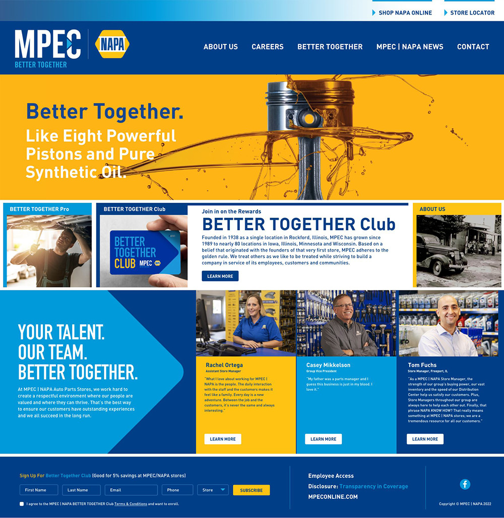MPEC|NAPA: BETTER TOGETHER, THROUGH THICK AND THIN – GrahamSpencer